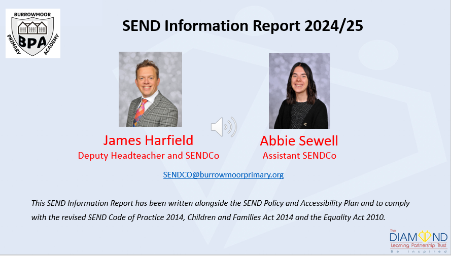 Burrowmoor Primary Academy - SEND